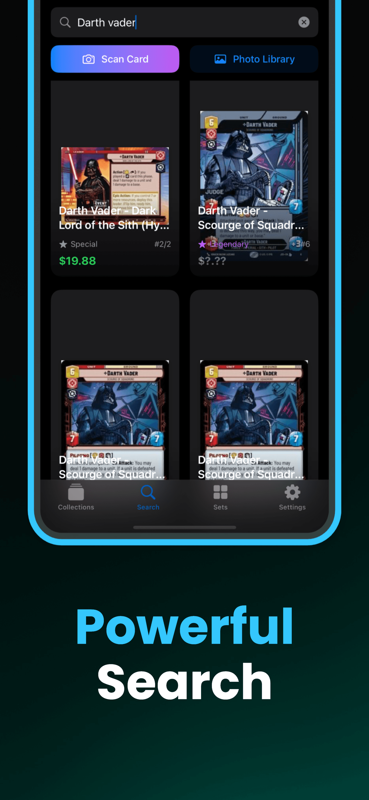 Star Wars Unlimited Scanner - AI-Powered Card Recognition & Collection ...